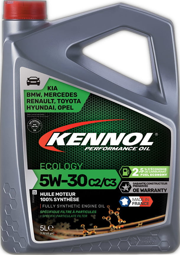Huile Moteur Auto Kennol Ecology C2-C3 : Pneus Online